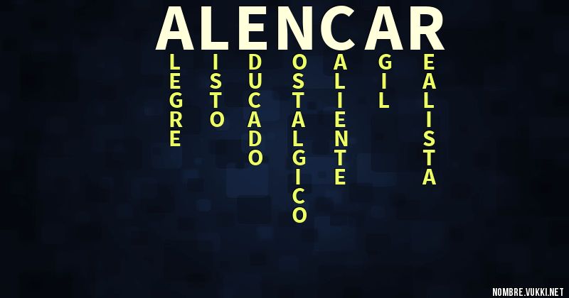 Qué significa alencar