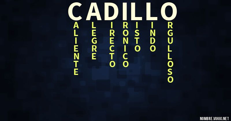 Qué significa cadillo