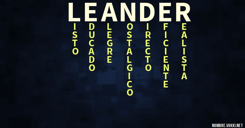 Qué significa leander