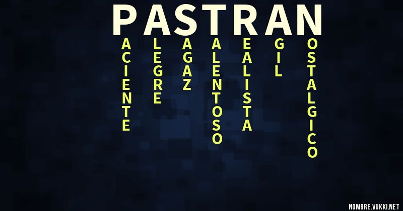 Qué significa pastran