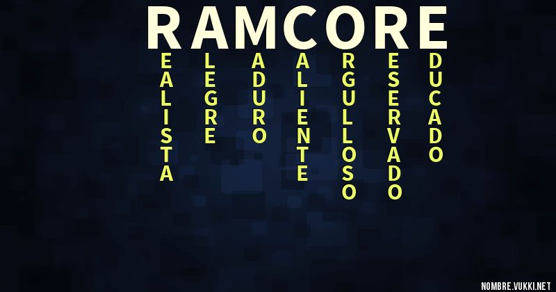 Qué significa ramcore