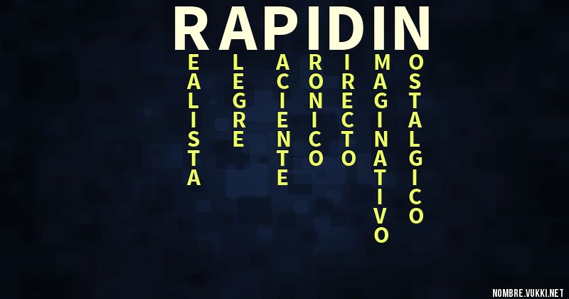 Qué significa rapidin