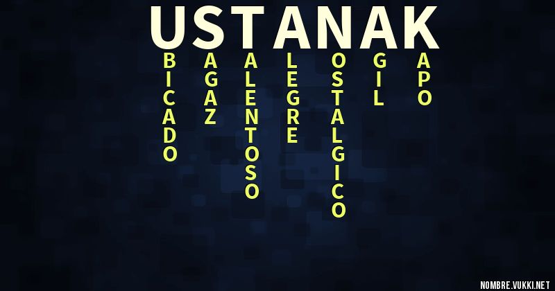 Qué significa ustanak