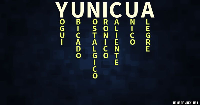 Qué significa yunicua