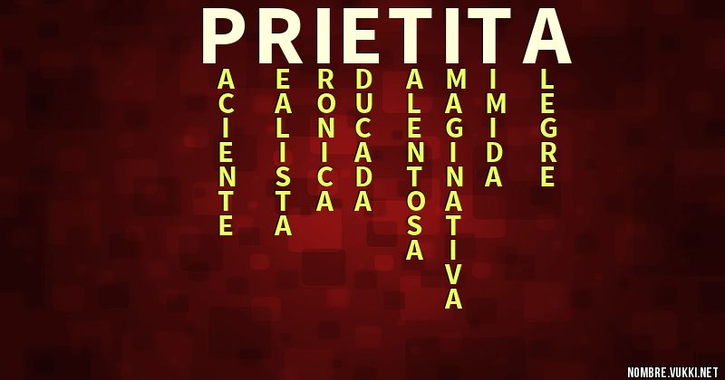 Qué significa prietita
