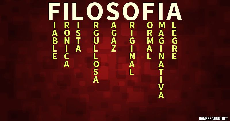 Qué significa filosofia