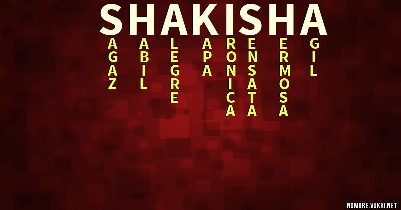 Qué significa shakisha