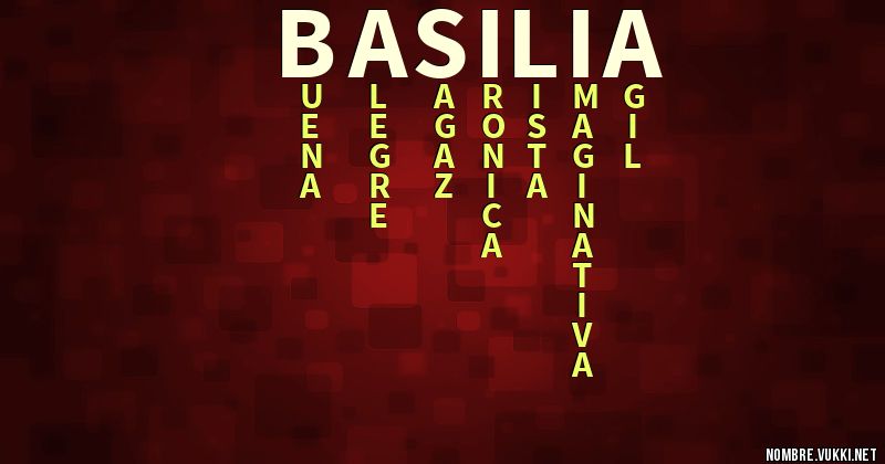 Qué significa basilia