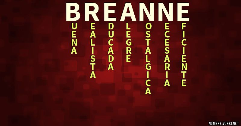 Qué significa breanne
