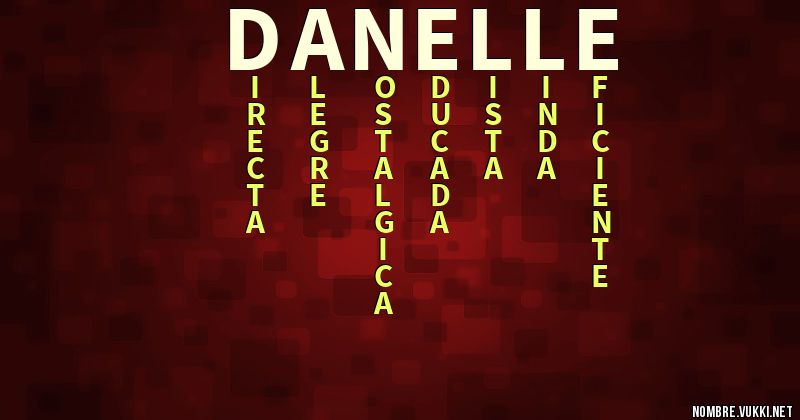 Qué significa danelle