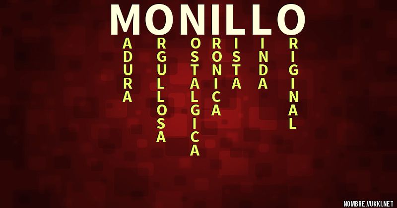 Qué significa monillo