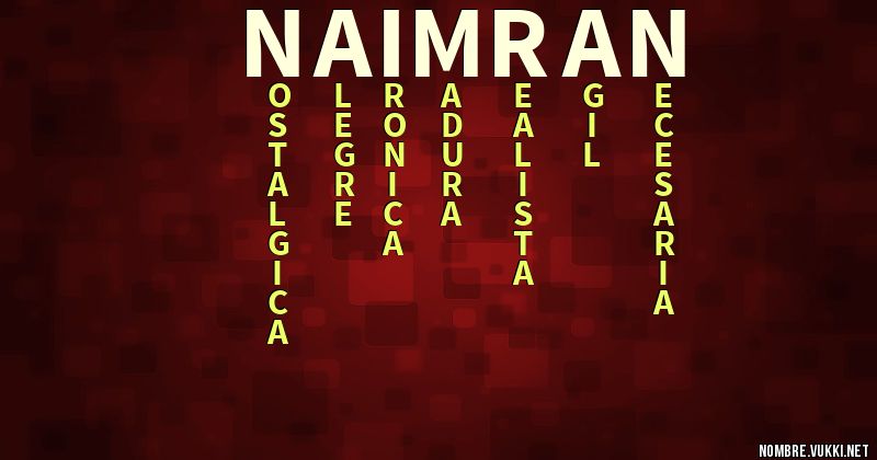 Qué significa naimran