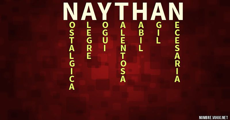 Qué significa naythan