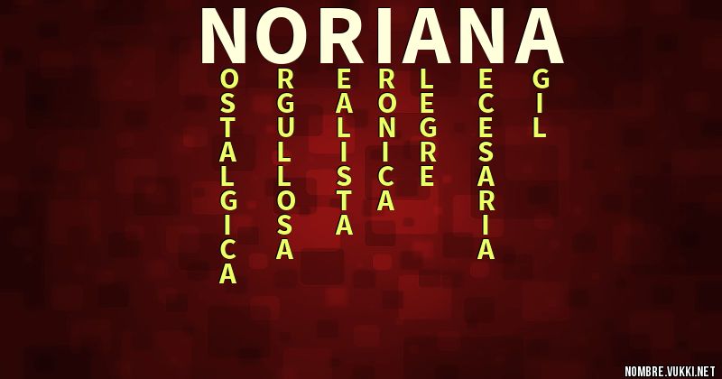 Qué significa noriana