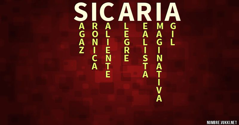 Qué significa sicaria