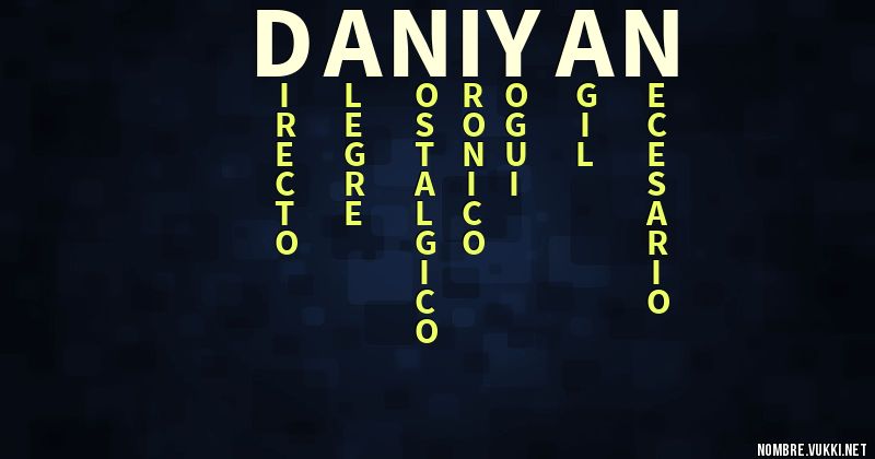 Qué significa daniyan