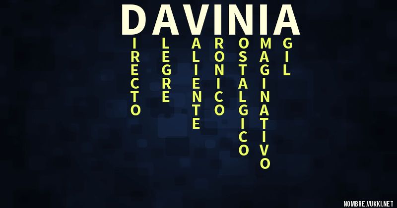 Qué significa davinia