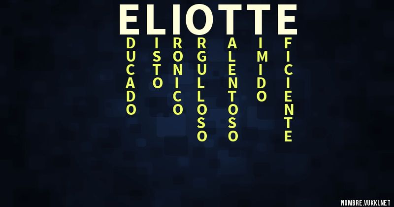 Qué significa eliotte