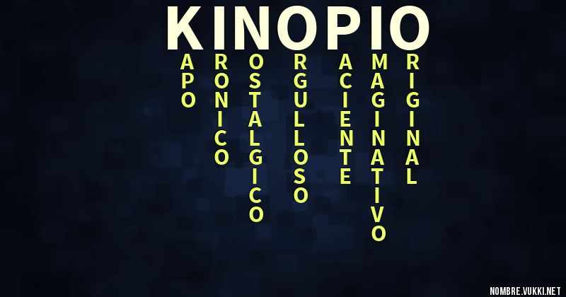 Qué significa kinopio