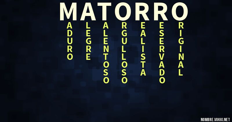 Qué significa matorro