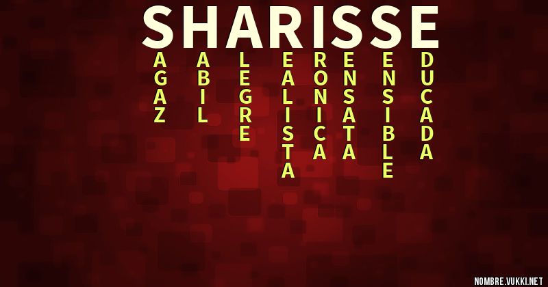 Qué significa sharisse