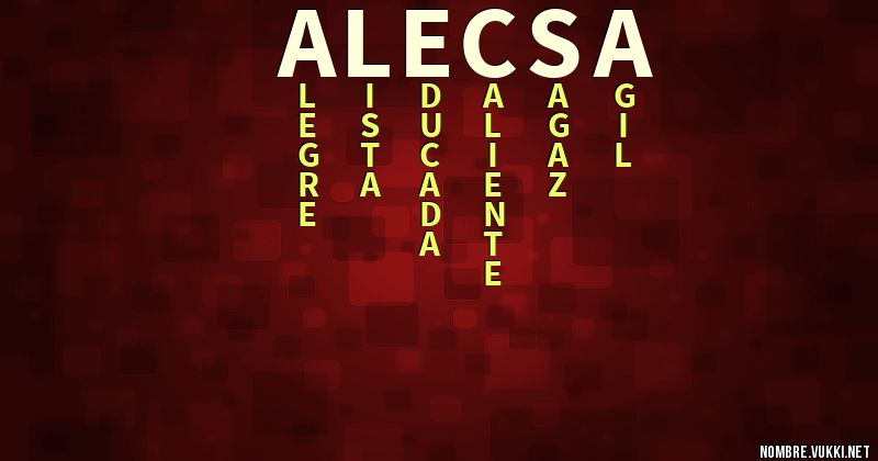 Qué significa alecsa