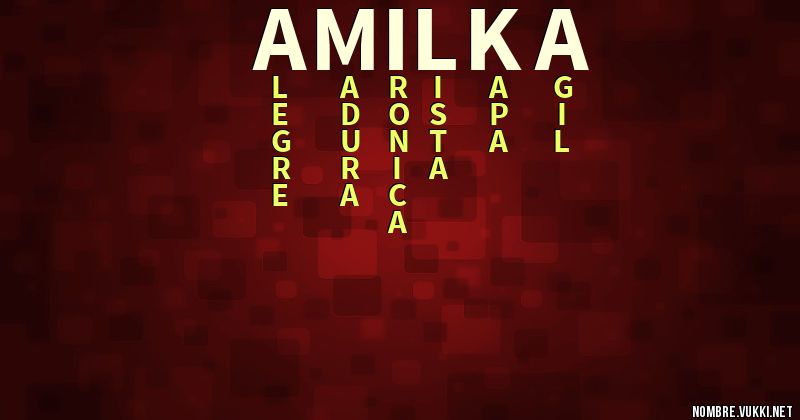 Qué significa amilka