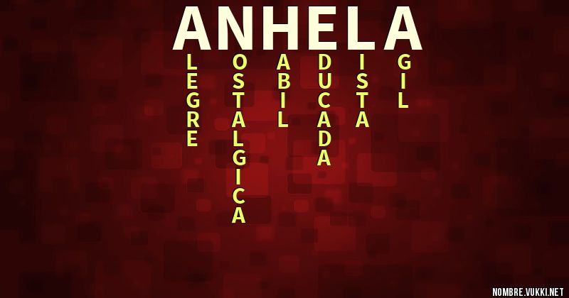 Qué significa anhela