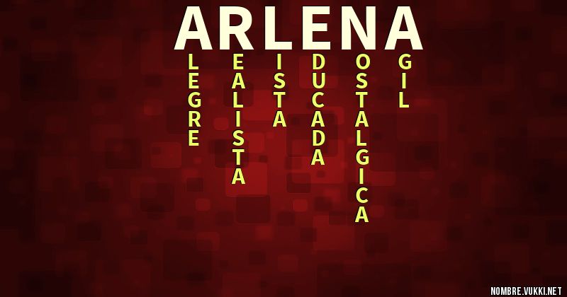 Qué significa arlena