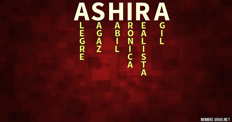 Qué significa ashira