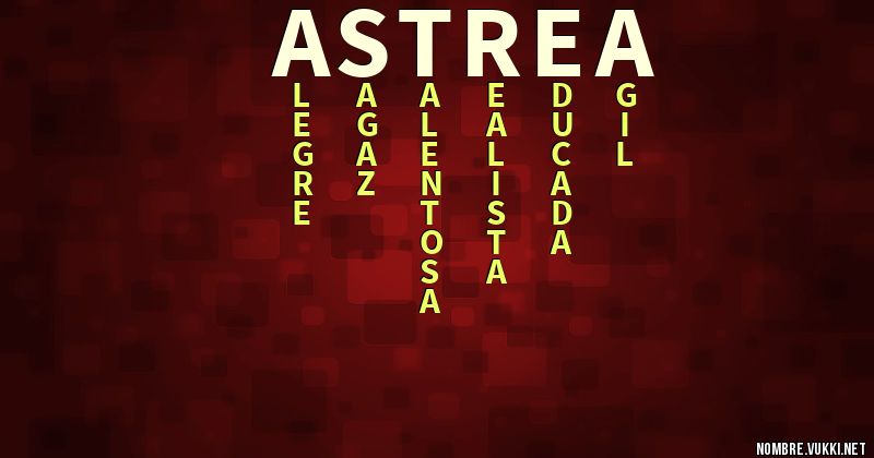 Qué significa astrea