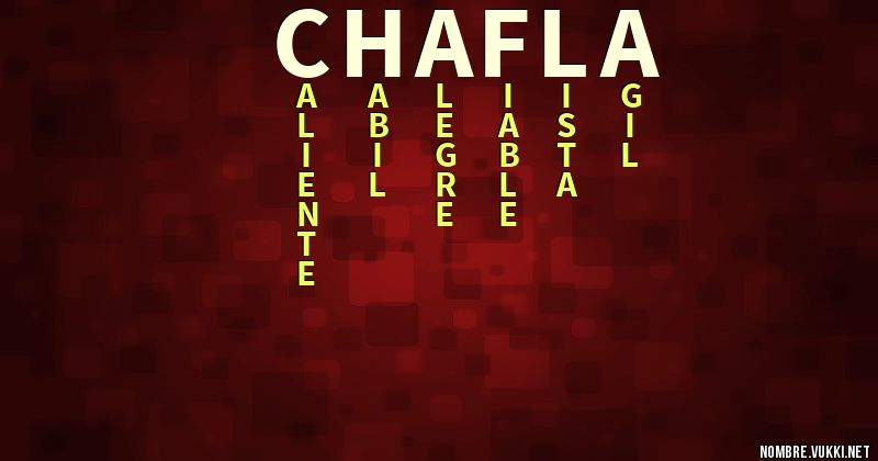 Qué significa chafla