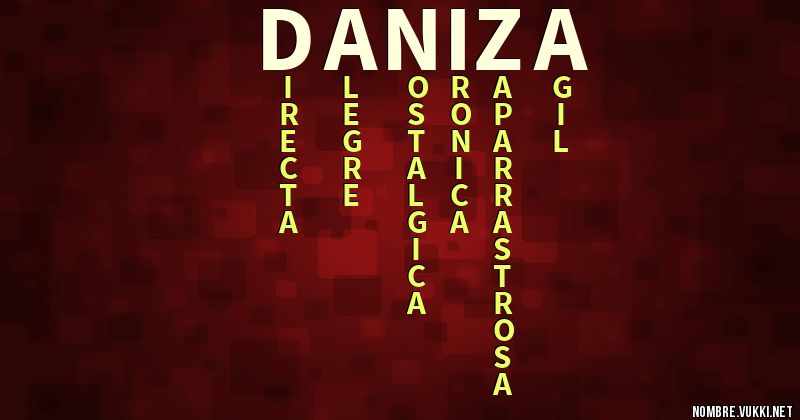 Qué significa daniza