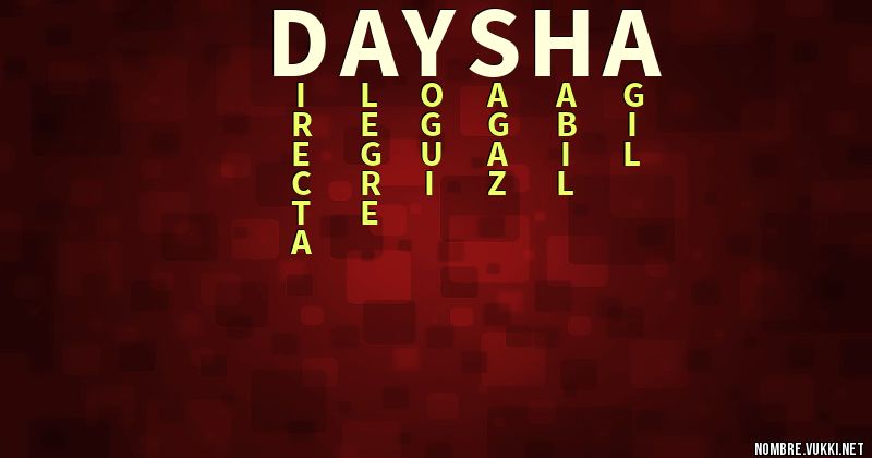 Qué significa daysha