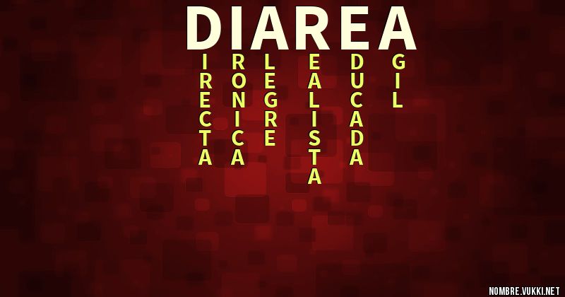 Qué significa diarea