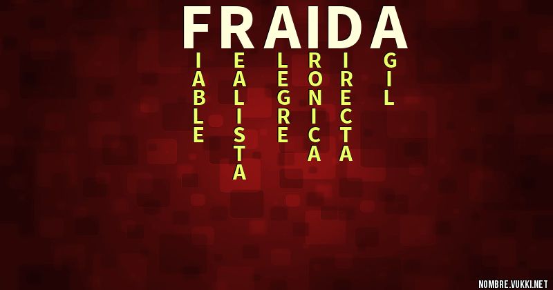 Qué significa fraida
