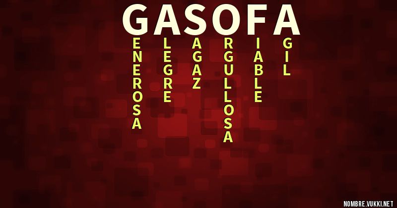 Qué Significa Gasofa