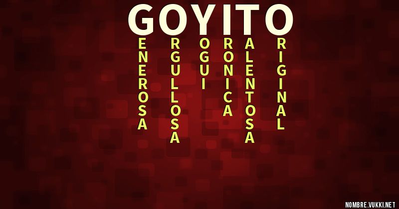 Qué significa goyito