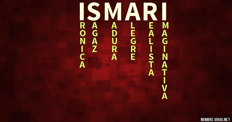 Qué significa ismari