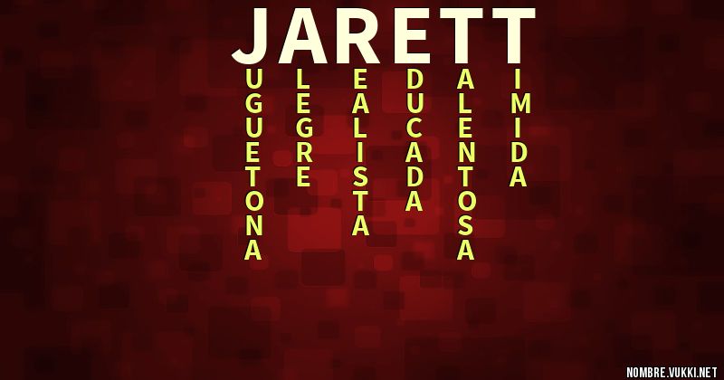 Qué significa jarett
