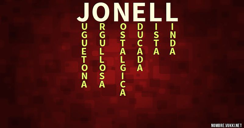 Qué significa jonell