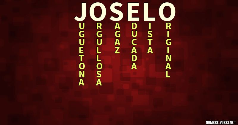 Qué significa joselo