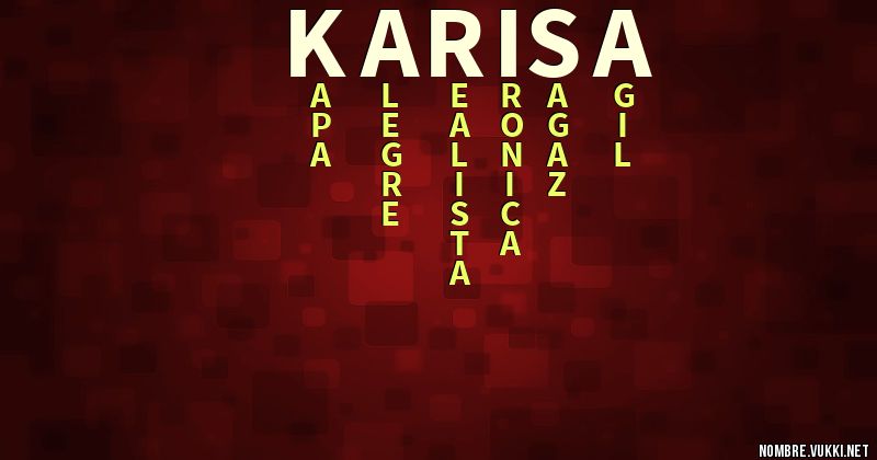 Qué significa karisa