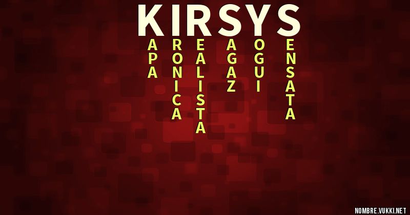 Qué significa kirsys