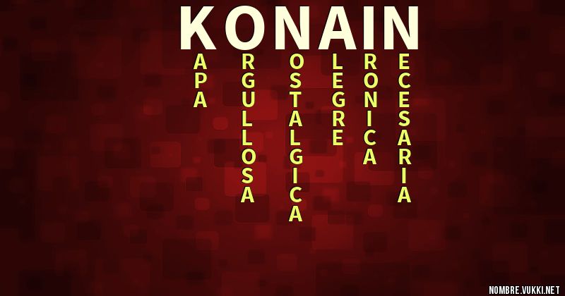 Qué significa konain