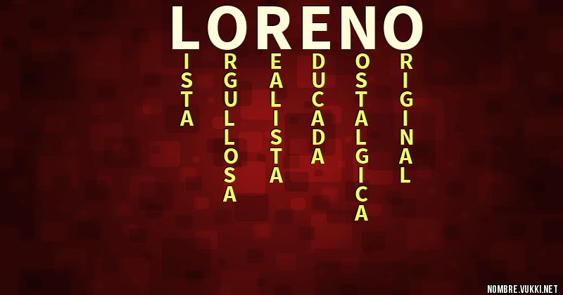 Qué significa loreno