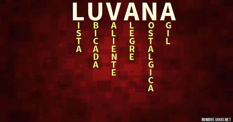 Qué significa luvana