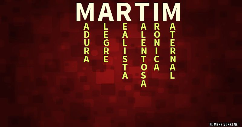 Qué significa martim