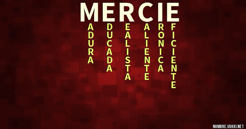 Qué significa mercie