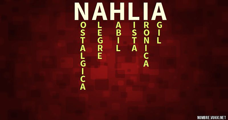Qué significa nahlia